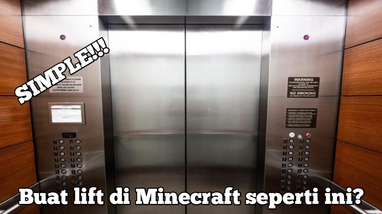 Cara membuat lift di minecraft 2023 - Minecraft - YouTube