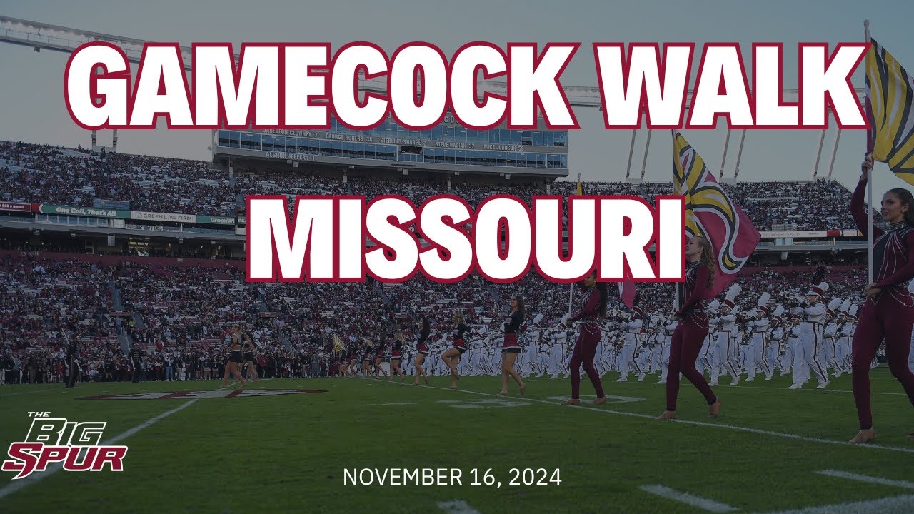 Gamecock Walk Missouri Tigers at South Carolina Gamecocks 11-16-2024 ...