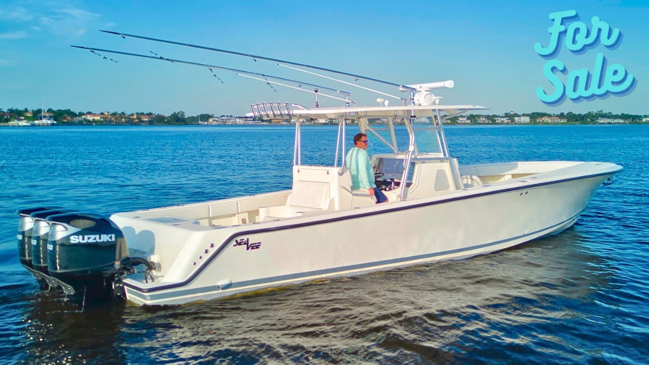 SeaVee 390B: The Ultimate Big Center Console - YouTube