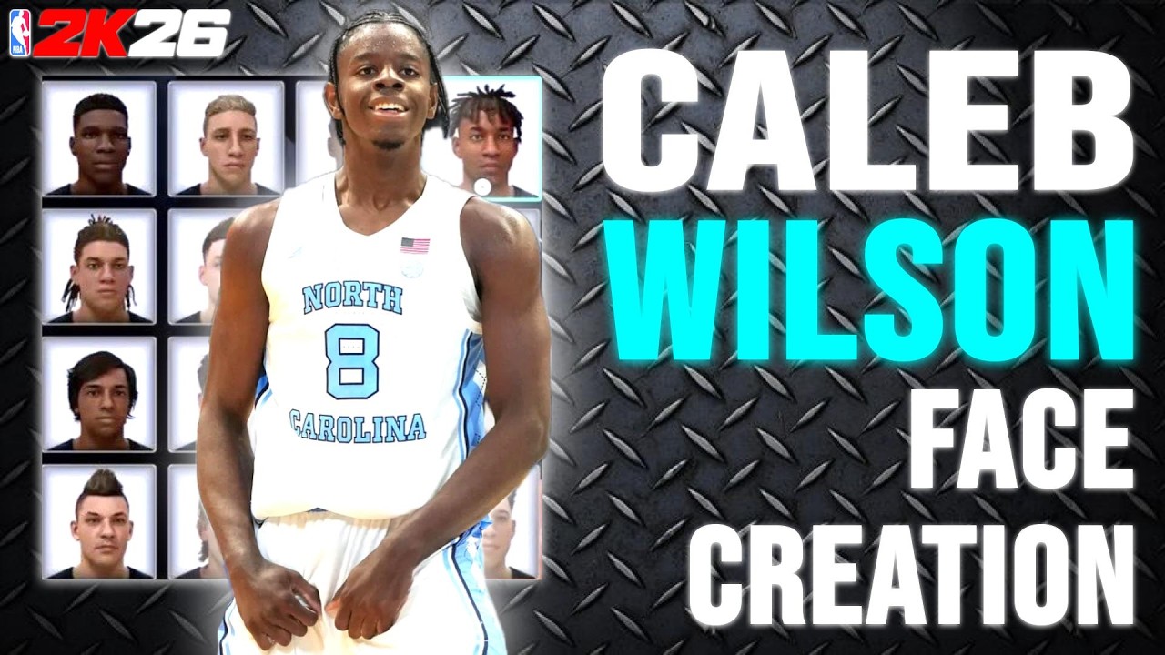 The BEST Caleb Wilson Face Creation In NBA 2K26! - YouTube