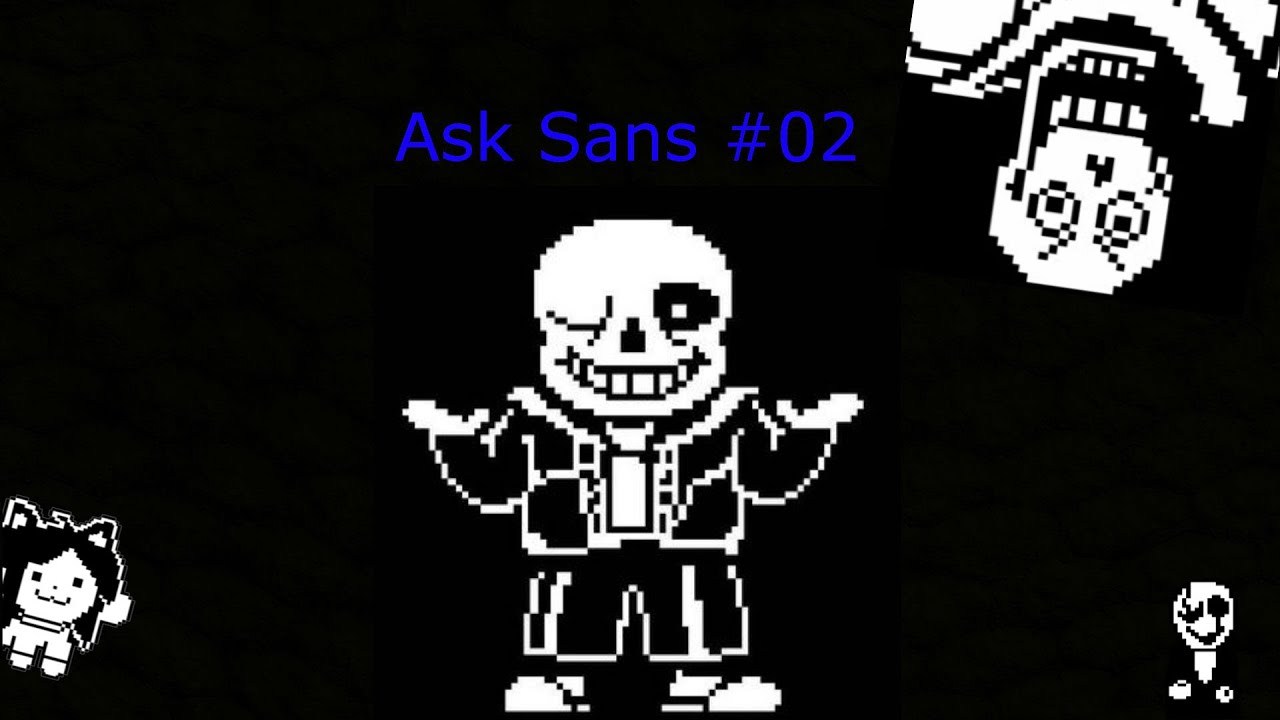 Ask Sans #02 | Sans Blue Eye And Papyrus Orange Eye?! - YouTube