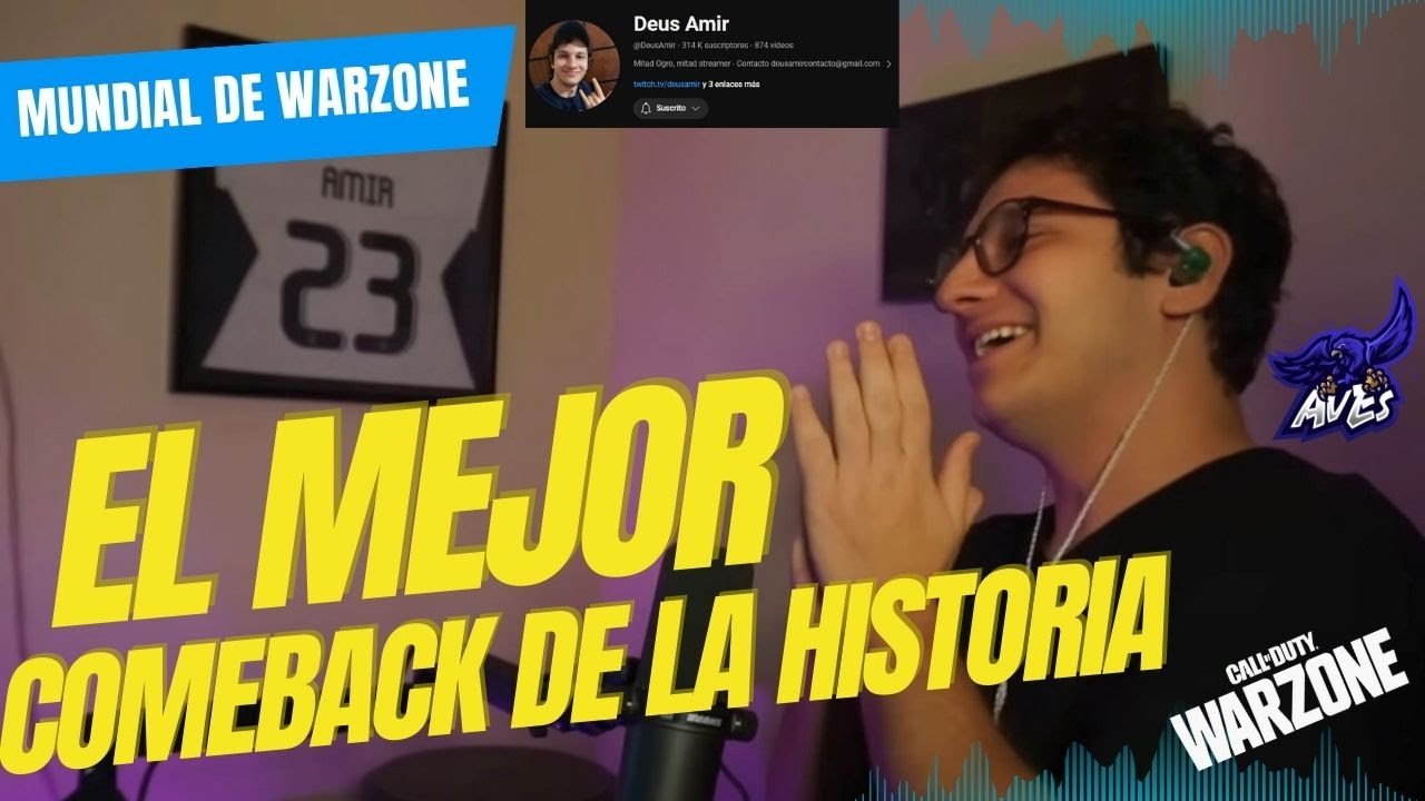 EL MEJOR Comeback de la HISTORIA - DEUS AMIR - MUNDIAL DE WARZONE ...