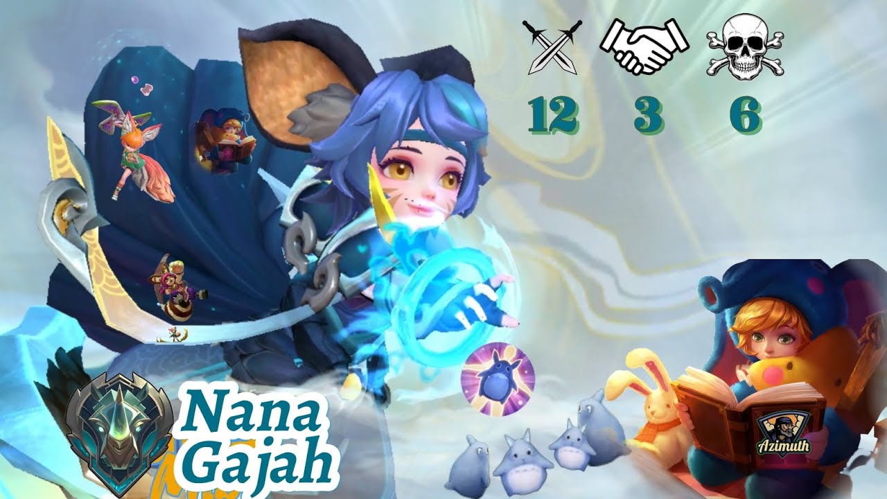 Gameplay Nana Gajah Epic Badak Hijau • Mobile Legends Bang Bang - YouTube