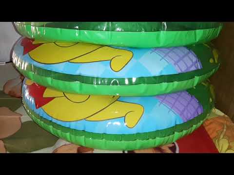 3 rare swim ring deflating - YouTube