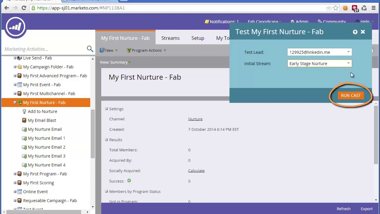 7.9 Hands on Testing Engagement Programs | Marketo Training Course ...