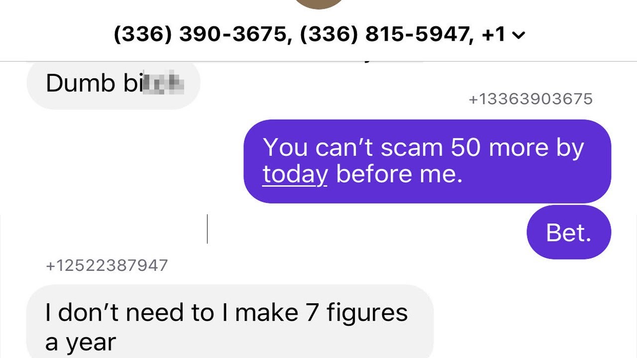Inside a Phone Scammer Group Chat - YouTube