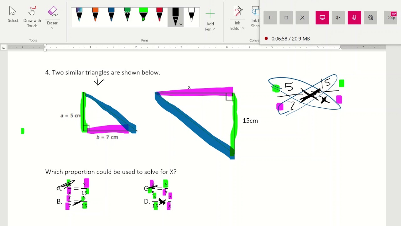 Thursday day 4 review similar figures and scale drawings - YouTube