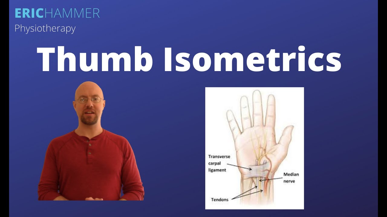 Thumb Isometrics - YouTube