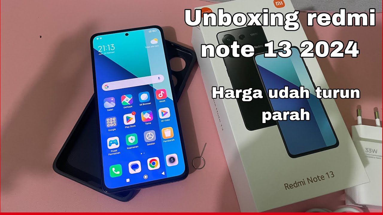 Unboxing redmi note 13 4G harganya udah turun parah sih - YouTube