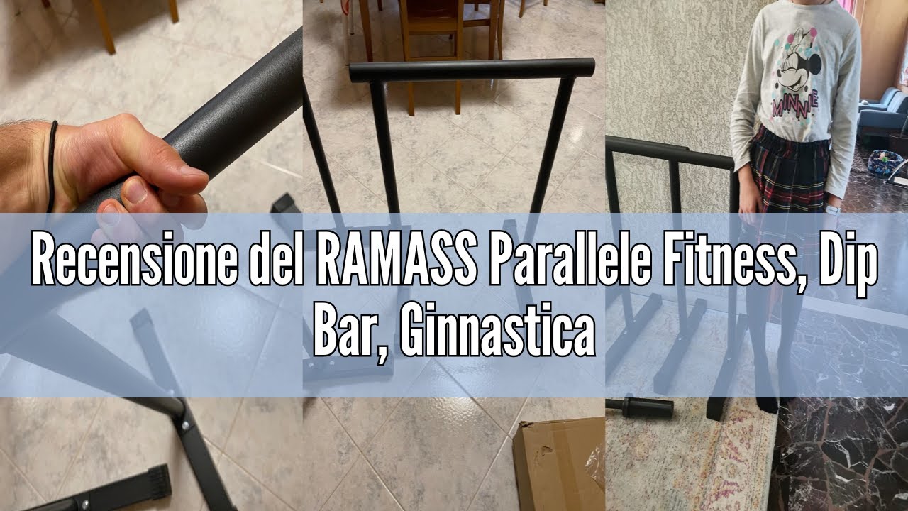 Recensione del RAMASS Parallele Fitness, Dip Bar, Ginnastica ...