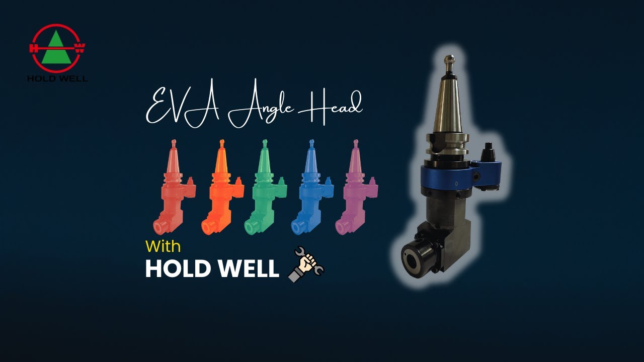 豪力輝 橫銑頭 HOLD WELL Angle Head - EVA-A2-BT40-ER16.129 加工影片 最新推出 - YouTube