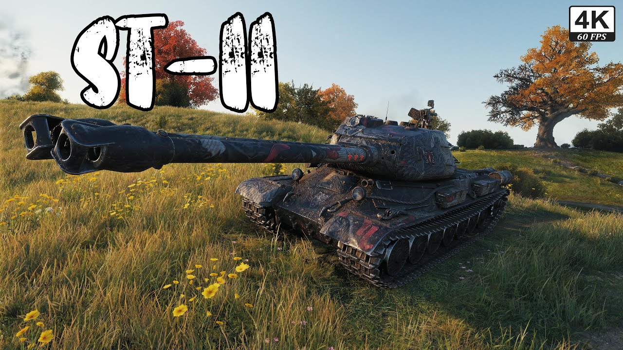 World of Tanks ST-II Redshire 8 4k 5 Kills Ace Tanker - YouTube