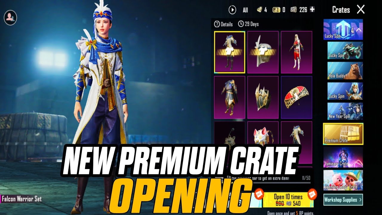 New premium crate opening 😈 Bgmi premium crate opening #bgmi - YouTube
