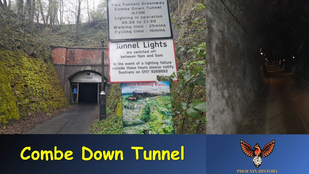 Two Tunnels Greenway Combe Down Tunnel - YouTube