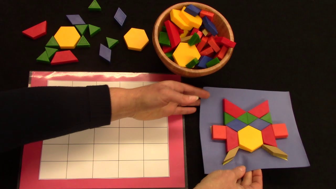 Grade 1: Math Lesson #69 Graphing Pieces To Cover A Design - YouTube