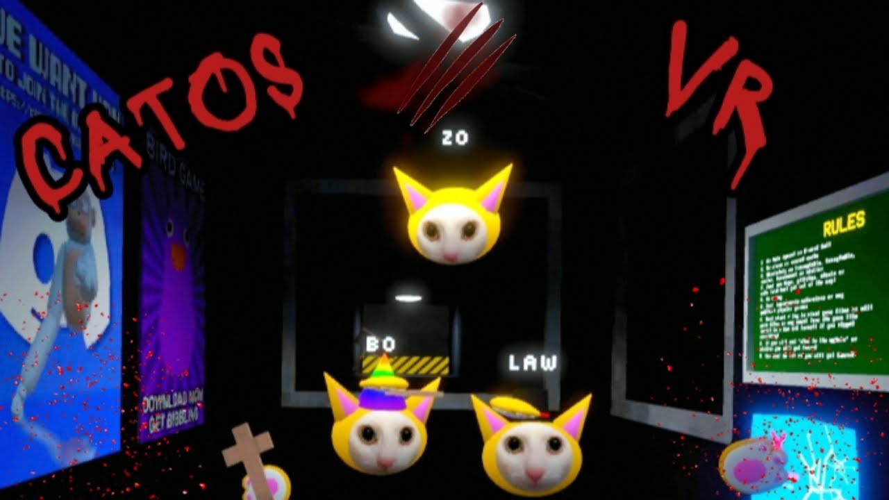 4 Stupid Cats Get Chased In CATOS VR! #youtube #horrorgaming #catos # ...