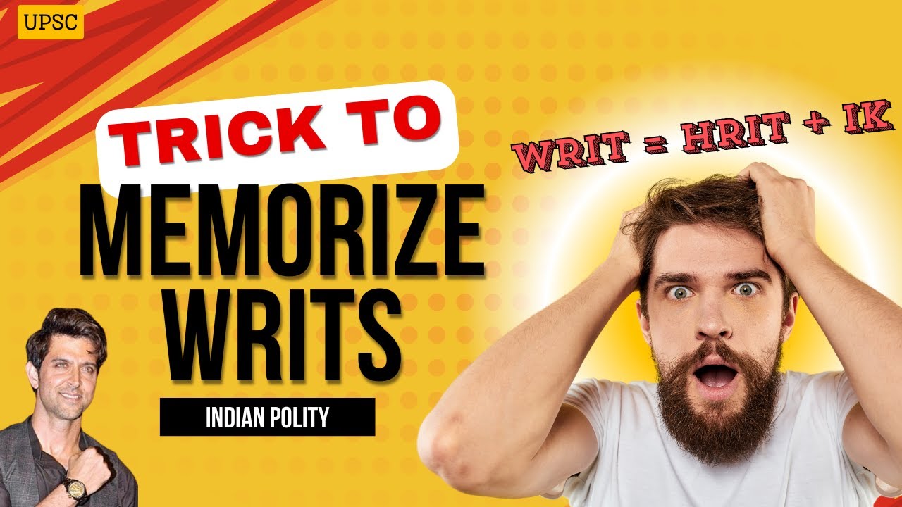 TRICK to remember all 5 WRITS of Indian Constitution | UPSC - YouTube