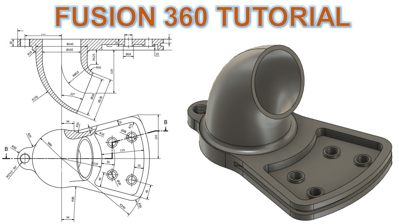 Fusion 360 Tutorial #61 | 3D Model Basic Beginners - YouTube