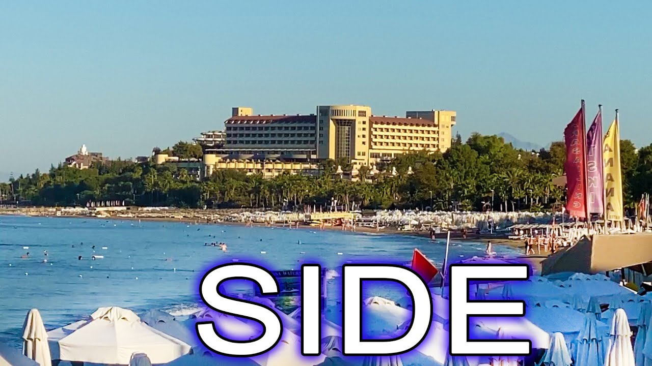 SIDE Promenade. Strand. Meer. Türkei im Juli #antalya #side #türkei2023 ...