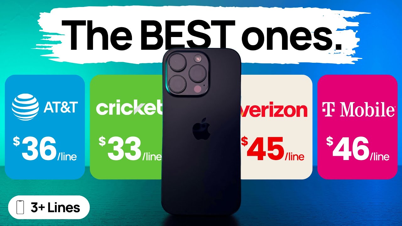 The BEST Family Phone Plans for 2025! (3+ Lines) - YouTube