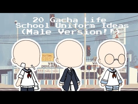20 Gacha Life School Uniform Ideas (MALE VERSION!!) - YouTube