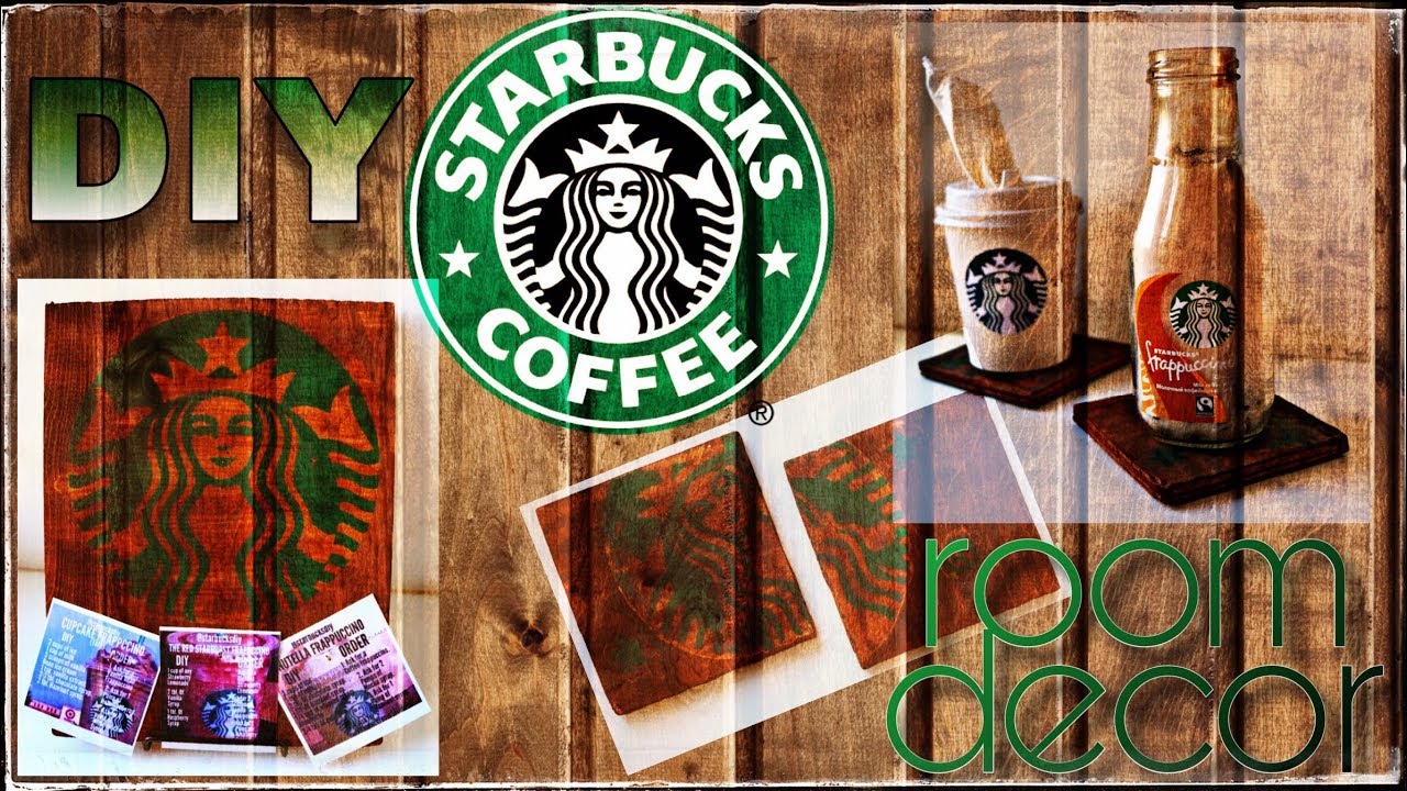 STARBUCKS DIY * Room Decor / Handmade CRAFTS - YouTube