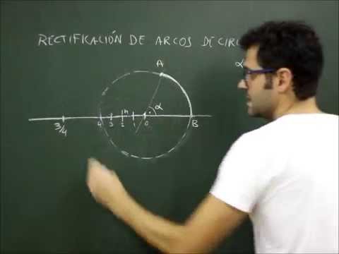 Geom plana, rectificar un arco menor de 90º - YouTube