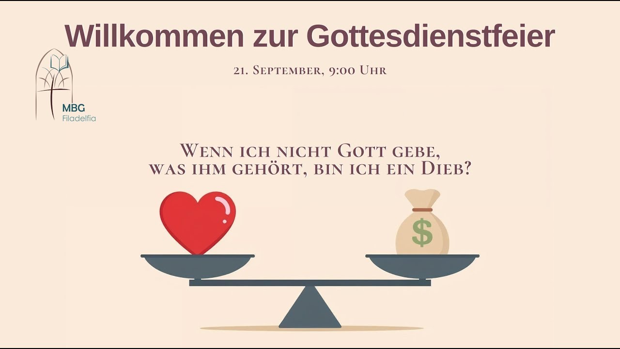 Wenn ich nicht Gott gebe was ihm gehört, bin ich ein Dieb? - YouTube
