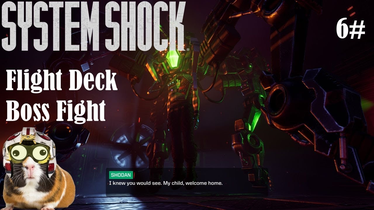 System Shock ep 6# Flight deck boss fight - YouTube