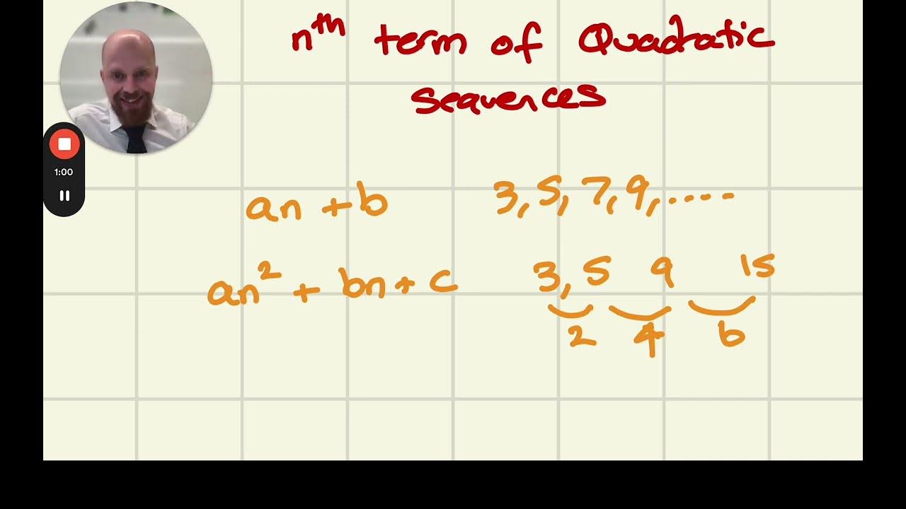 Nth Term of Quadratic Sequences - GCSE Maths - YouTube