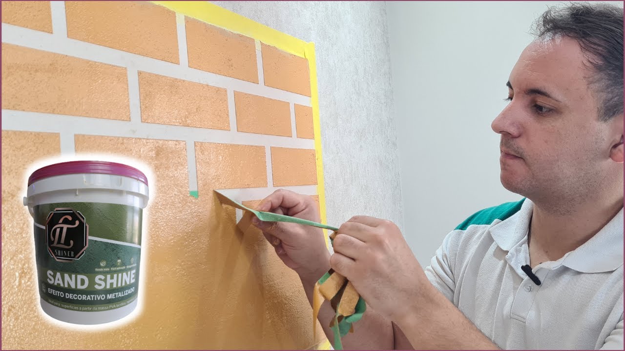 APRENDA A FAZER O EFEITO SAND SHINER O QUERIDINHO DOS ARQUITETOS - YouTube