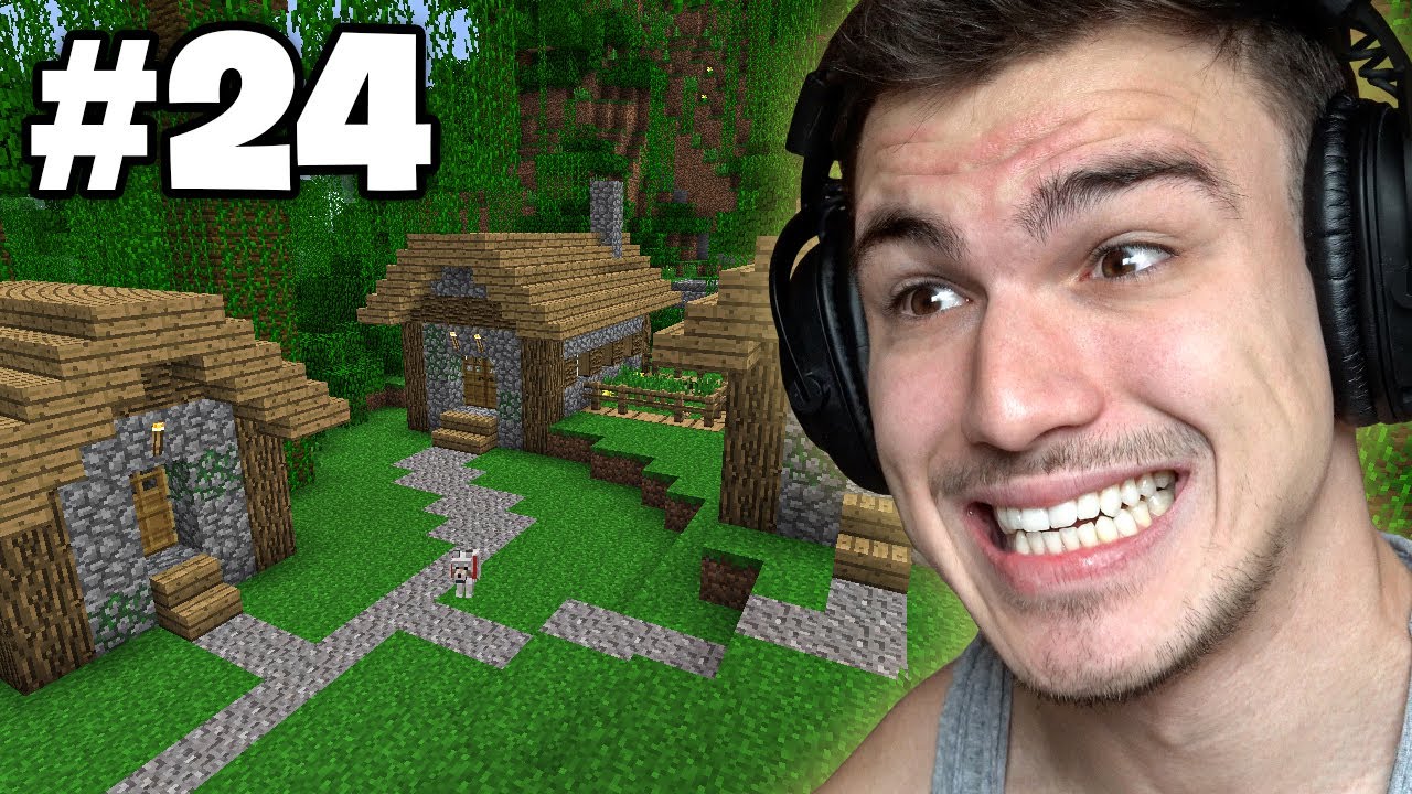 Satul Țăranilor - Minecraft Grădinitza #24 - YouTube