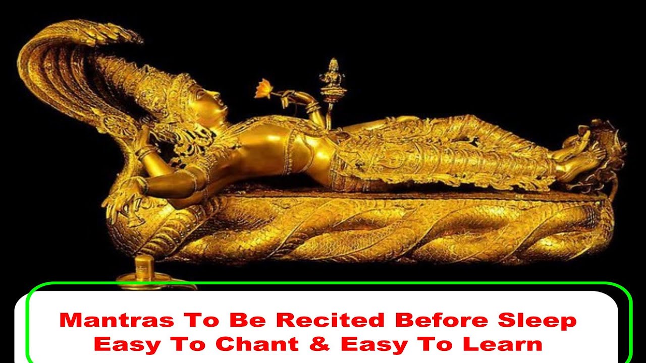 Sleeping Mantras To Be Recited Before Sleep To Have Sound Sleep, With ...