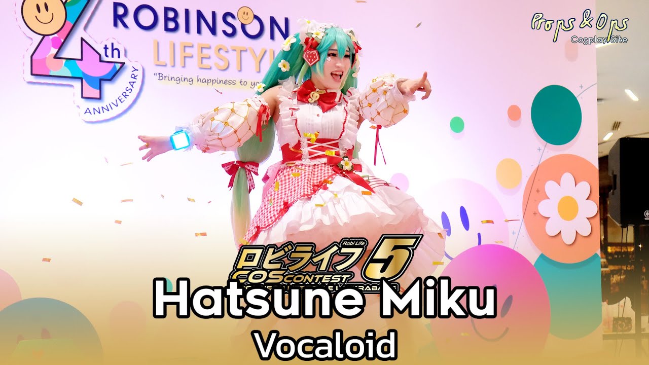 Hatsune Miku - Vocaloid | 08 ประกวดคอสเพลย์ในงาน Robi Life Cos Contest ...