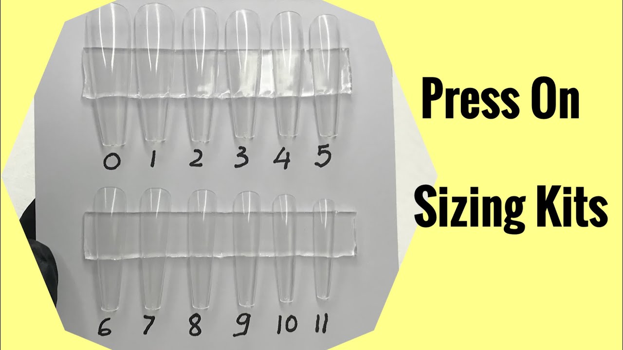 Simple Sizing Kits For Press On Nails| Press On Business - YouTube