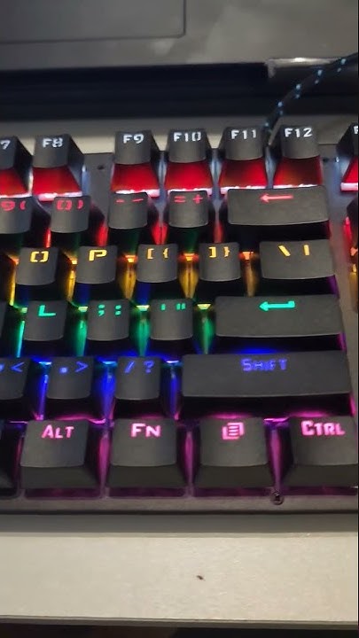 Gigawear G1000B Mechanical Keyboard #yopichannel #yopi #lazadafinds - YouTube