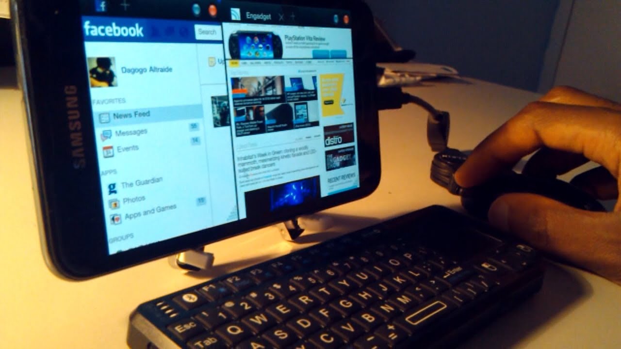 Using The Galaxy Note As A Computer (With Accessories) [ColdFustion ...