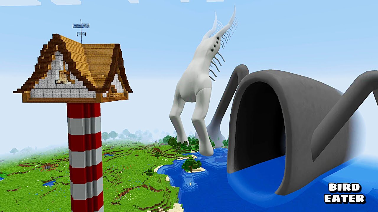 SURVIVING FROM BIRD WATCHER AND SEA EATER COMBO in Minecraft - Gameplay ...