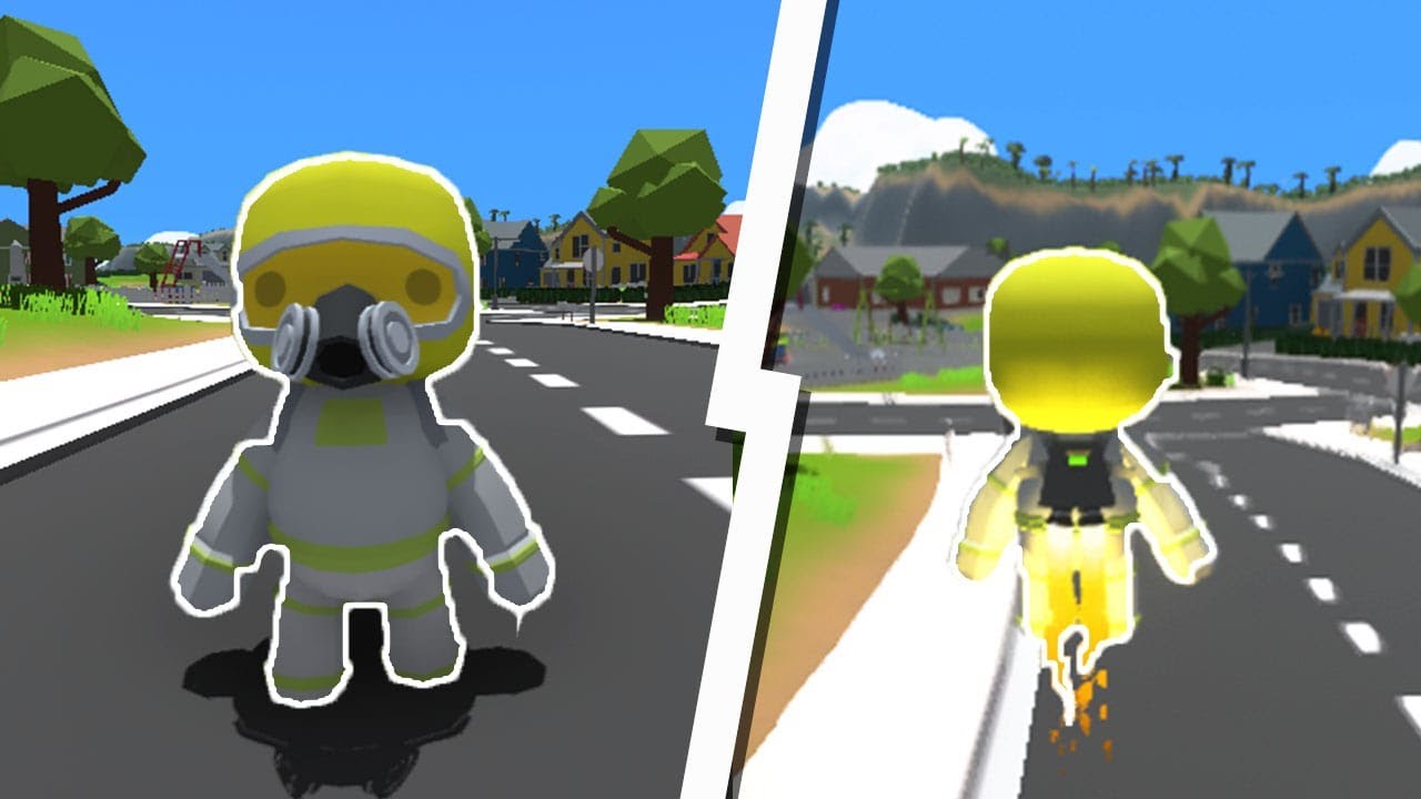 NOS CONVERTIMOS en ROBOTS por un DIA🤖💥 *podemos volar* en WOBBLY LIFE ...