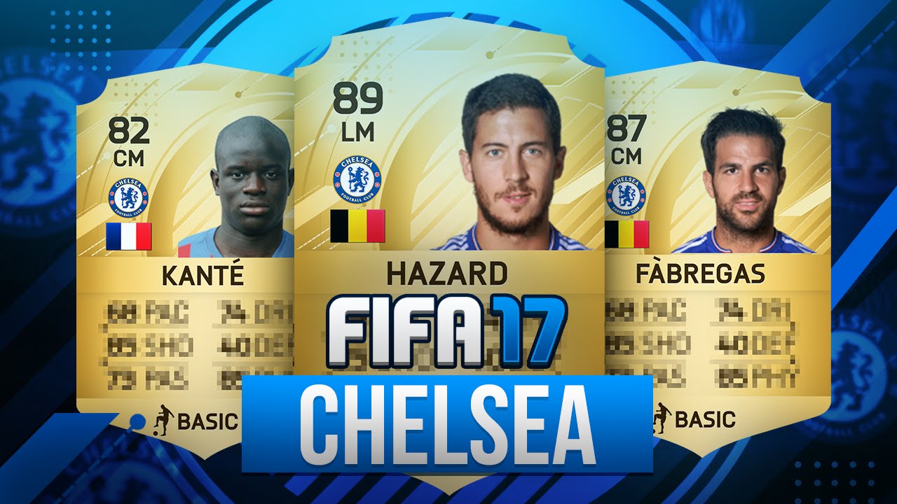 *NEW* FIFA 17 CHELSEA TEAM!!! W/ HAZARD, FABREGAS, KANTE & MORE ...