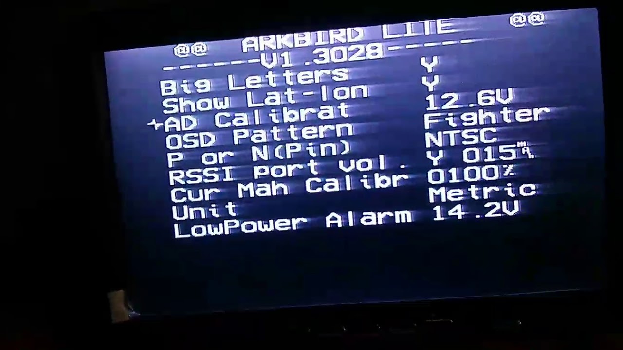 Tela OSD Arkbird - YouTube