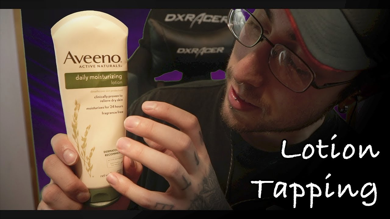 Relaxing Lotion Tapping Sounds ASMR - YouTube