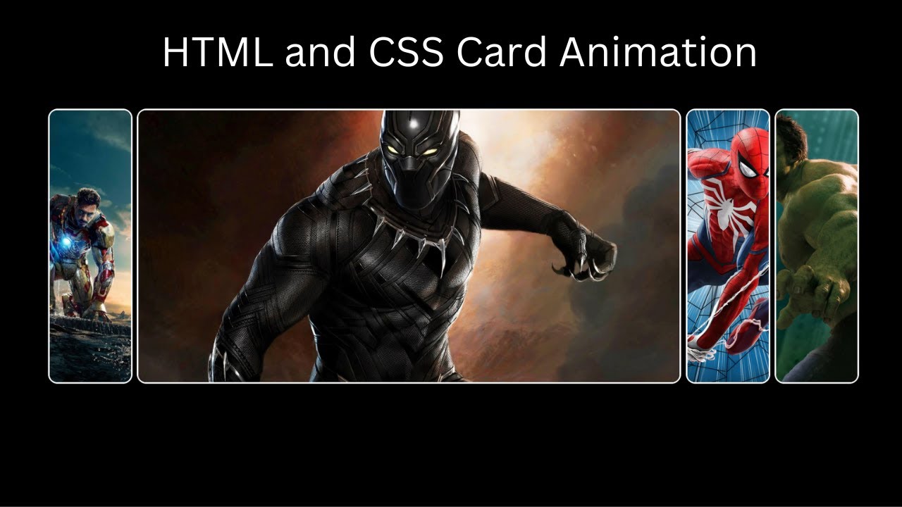 Html Css Card Animation Youtube 6482