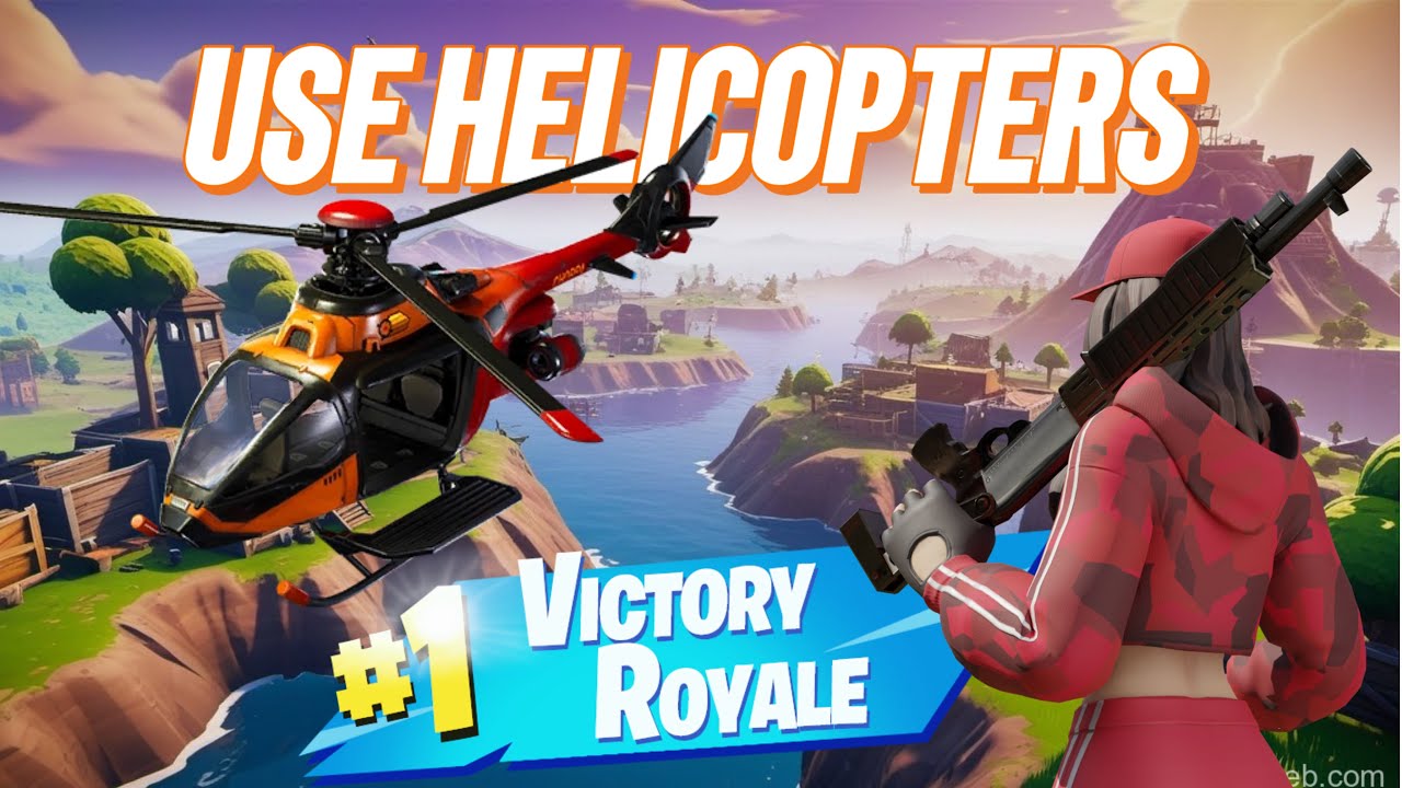 YOU “HAVE TO” USE HELICOPTERS IN FORTNITE!!! - YouTube