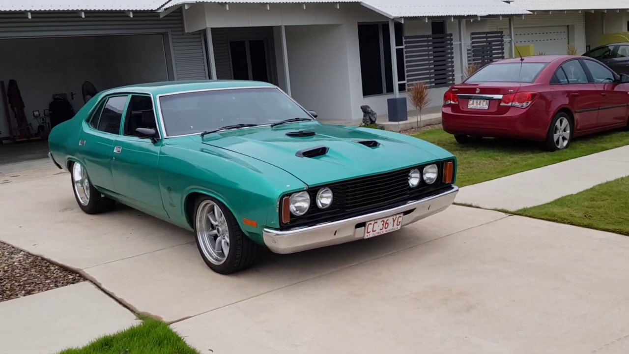 Ford XC falcon big block walk around, engine in - YouTube