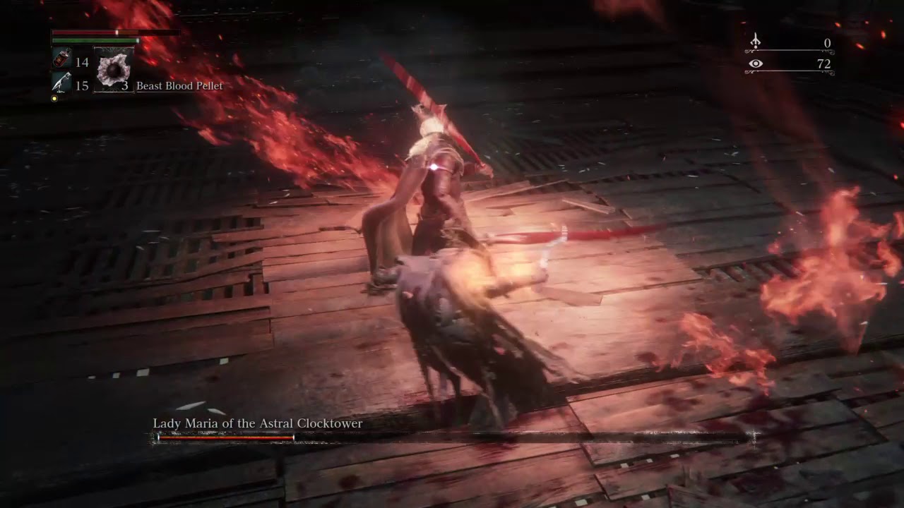Bloodborne™ Lady Maria, Blades of Mercy build - YouTube