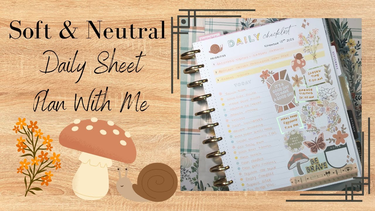 Soft & Neutral Daily | Painted Blossoms | Weekend Plan With Me | Daily ...