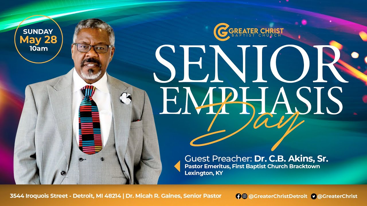 5/28/2023 - Senior Emphasis Sunday - YouTube