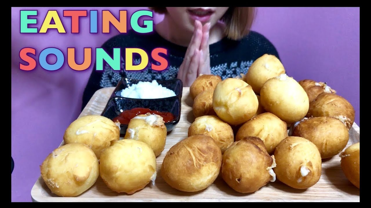 【EATING SOUNDS】チーズボール!!CHEESE BALL!! - YouTube
