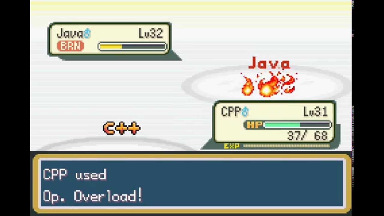 C++ VS Java - Pokemon battle - YouTube
